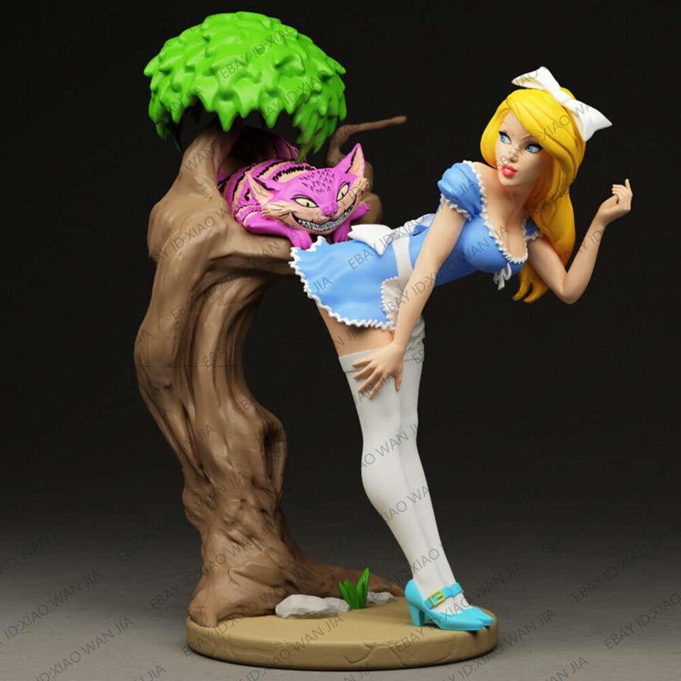1/24 Scale Resin Figure Alice Girl Model Kit Unpainted Unassembled Toy ...