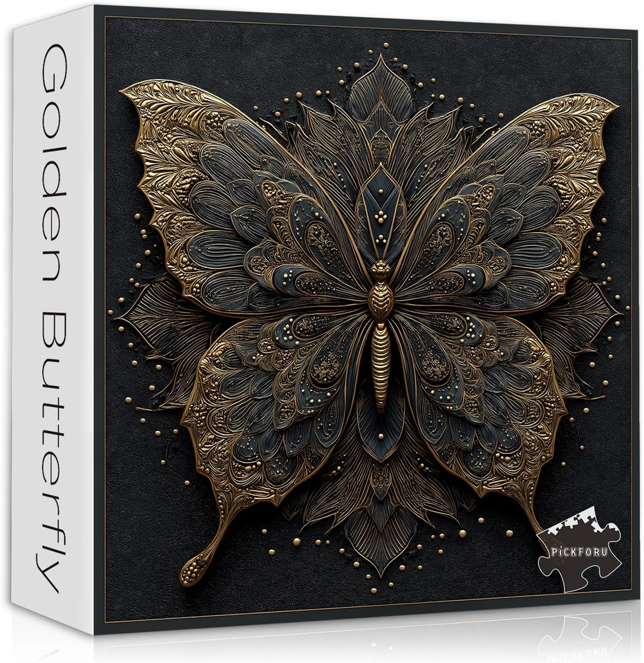 Butterfly Puzzles for Adults 1000 Pieces, Colorful Wings Puzzle Nature ...