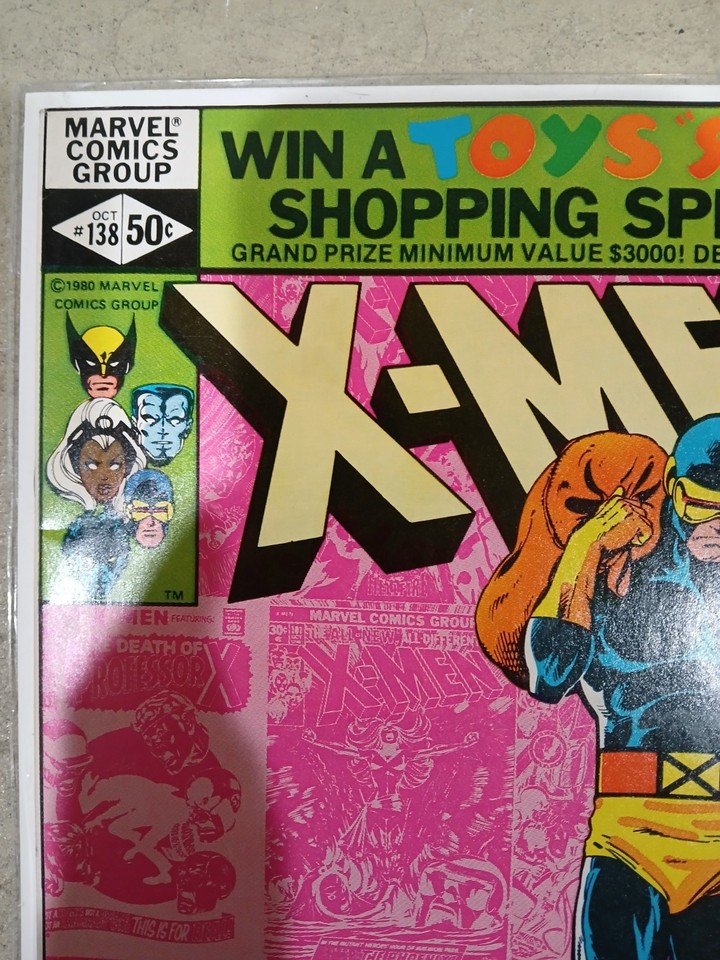 Uncanny X-Men #138 1980 Marvel Comics Cyclops Leaves the X-Men ...