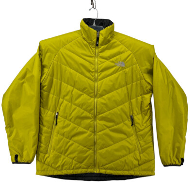 The North Face Mens Puffer Jacket Size XL Thin Chartreuse Yellow EUC RN ...