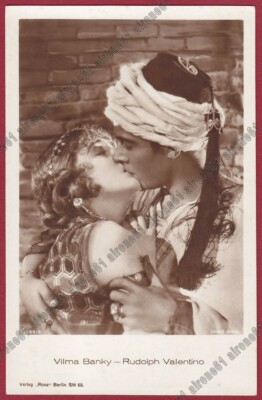 RUDOLPH Rodolfo VALENTINO 20 VILMA BANKY ATTORI ACTORS CINEMA MUTO ...