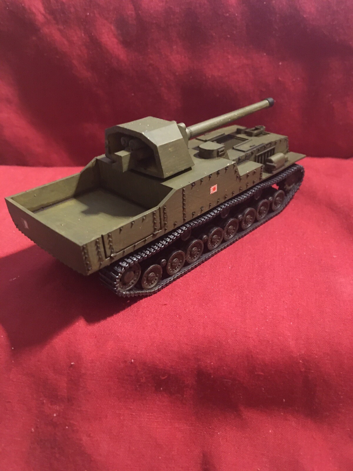 1/72 WW2 Japanese Type 5 Ka-To 105mm SPG. Painted Resin. 1900 Models On ...