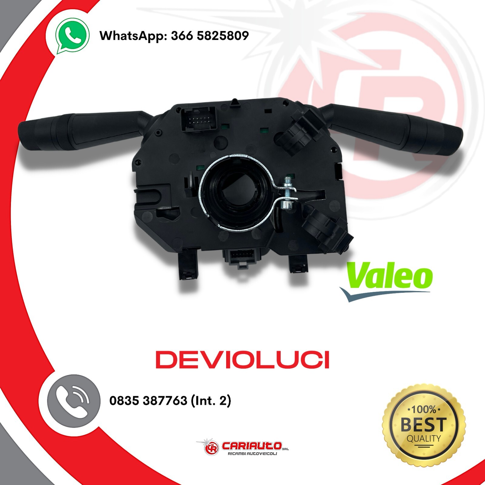 Devio Luci ORIGINALE VALEO Fiat Grande Punto Punto Evo Comandi Al ...