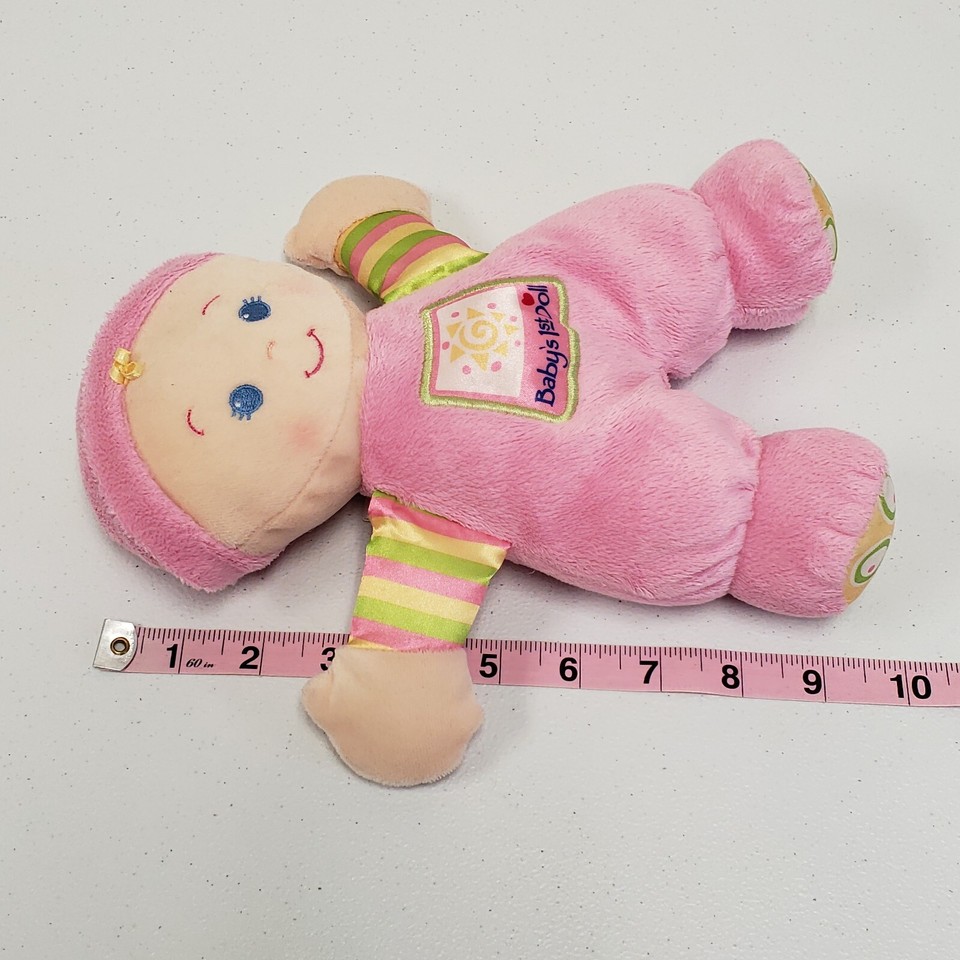 Fisher Price Babys 1st Doll Baby Rattle 2008 Plush | eBay