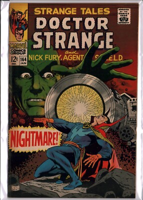 STRANGE TALES #164 Nick Fury Steranko Dr. Strange (1967) Marvel VF- (7. ...