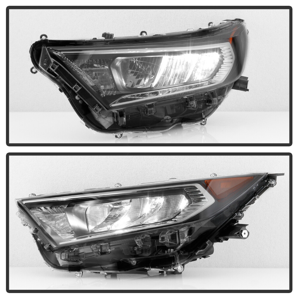 For 2019-2021 Toyota RAV4 w/Chrome Bezel LED Headlight Headlamp ...