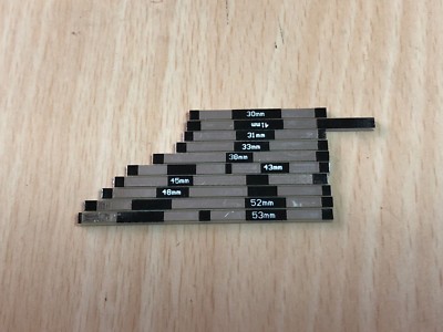 HO scale hand made PC ties pack ( for 2 sets #6 turnout) | eBay