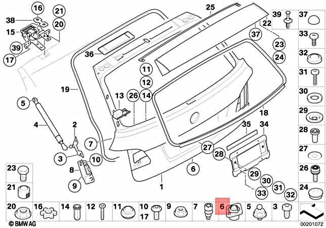 Genuine BMW ROLLS-ROYCE Alpina Hybrid M6 X6 Z4 Drophead Stop Buffer ...