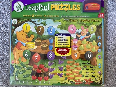 LeapFrog LeapPad learning system interactive Puzzles Pooh | eBay