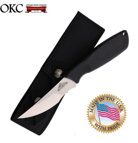 Ontario Hunting Knife Hunt Plus Caper Blade Made in USA with Belt ...