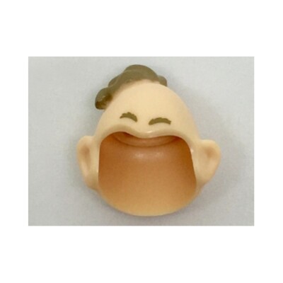 LEGO - Minifig, Hair Combo, Bald Conehead w/ Large Ears & Hair Tuft ...