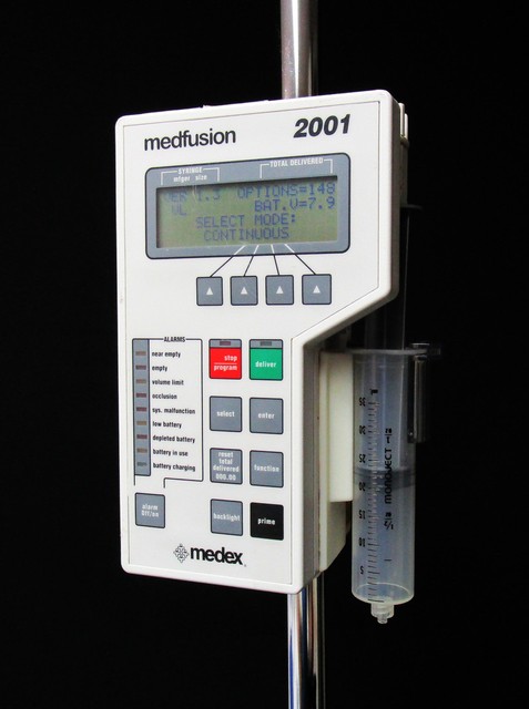 Medex Medfusion 2001 Syringe Infusion Pump No AC Adapter for sale ...