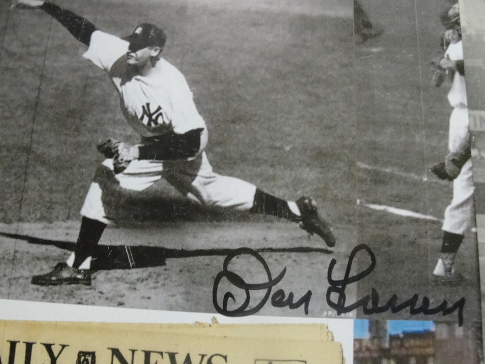 Don Larsen Signed Autograph 8x10 photo - MLB- New York Yankees+free ...