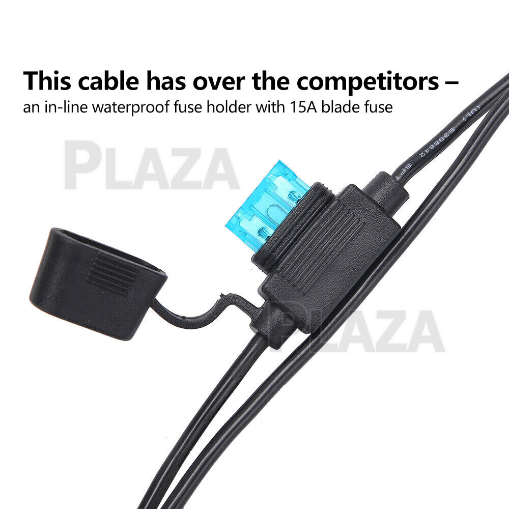 Power Cord Lead 12V Fridge Cable to Anderson Style Plug to Fit Waeco ...