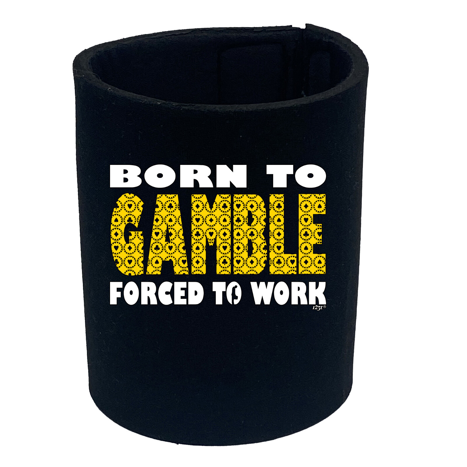 Born To Gamble - Funny Can Bottle Stubbie Novelty Gift Stubby Holder | eBay