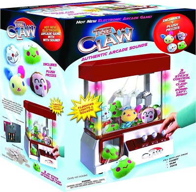 The Claw Toy Grabber Machine with Flashing lights & Sounds 4 Animal ...