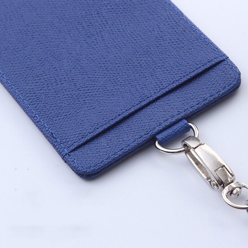 Name Badges Cover ID Holder Card Cover PU Protector Case + Retractable ...