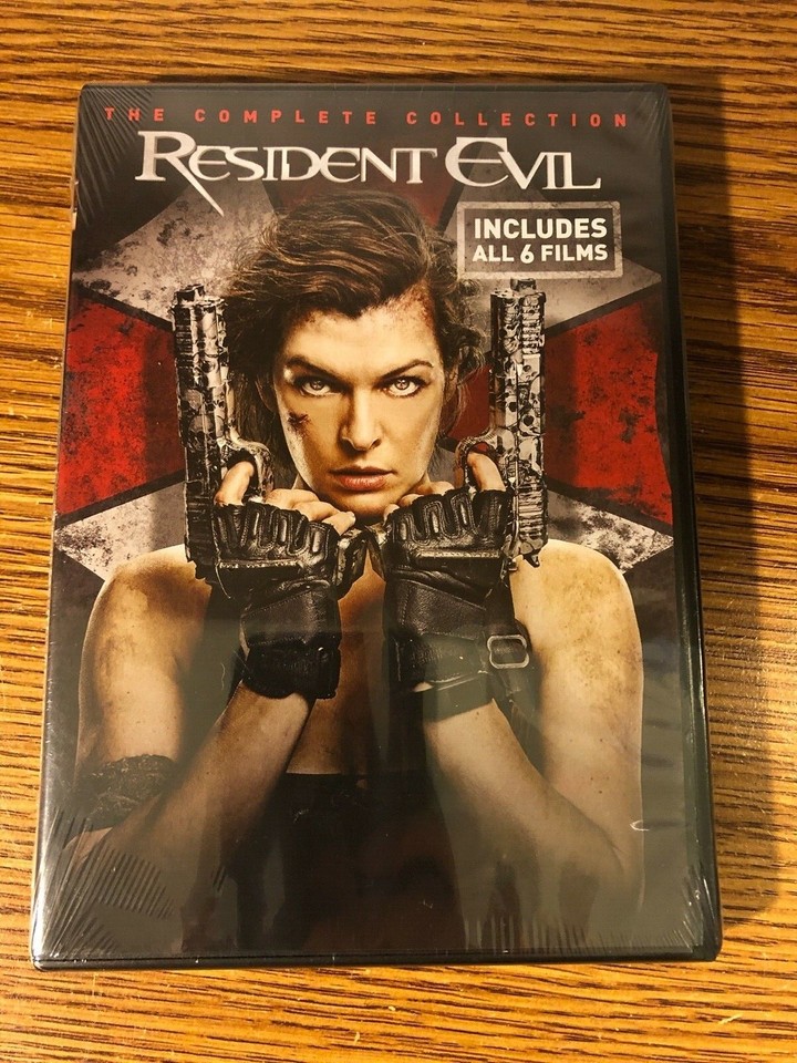 RESIDENT EVIL COMPLETE COLLECTION 1 2 3 4 5 6 FILM DVD SET HORROR NEW ...