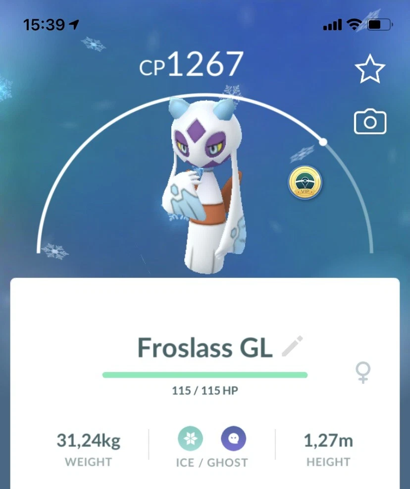 Pokemon Froslass Shiny