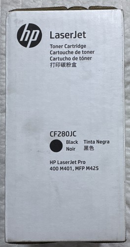 HP 80X Black Toner CF280JC For HP LaserJet Pro 200 M401, 400 M425 ...
