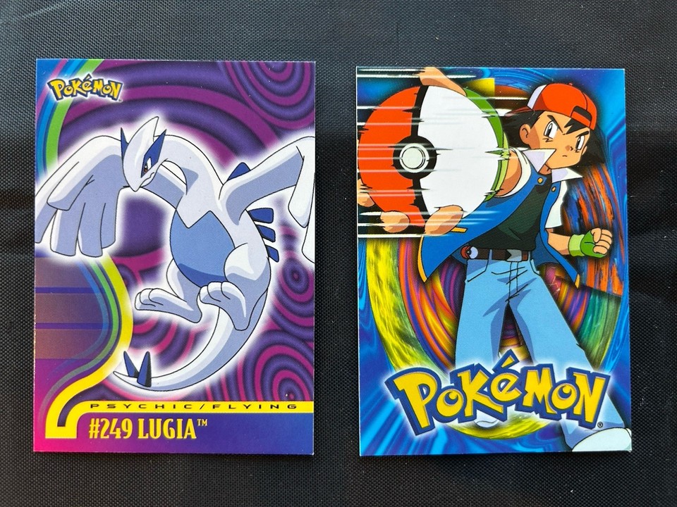 2001 Topps Pokemon Johto Series 3 Non Foil Set - LP/NM (70 Cards) Lugia ...