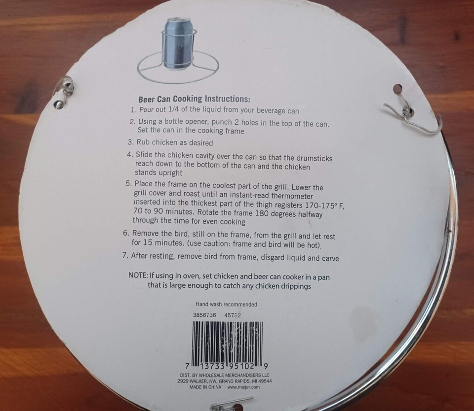 Beer Can Chicken Cooker | eBay