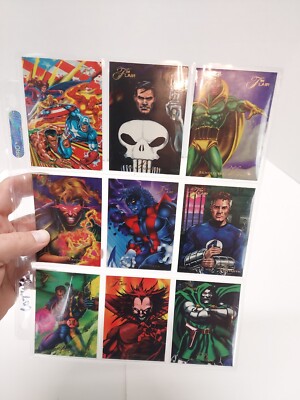 Flair 1994 Marvel card nightcrawler punisher bishop doom vision rare #3 ...