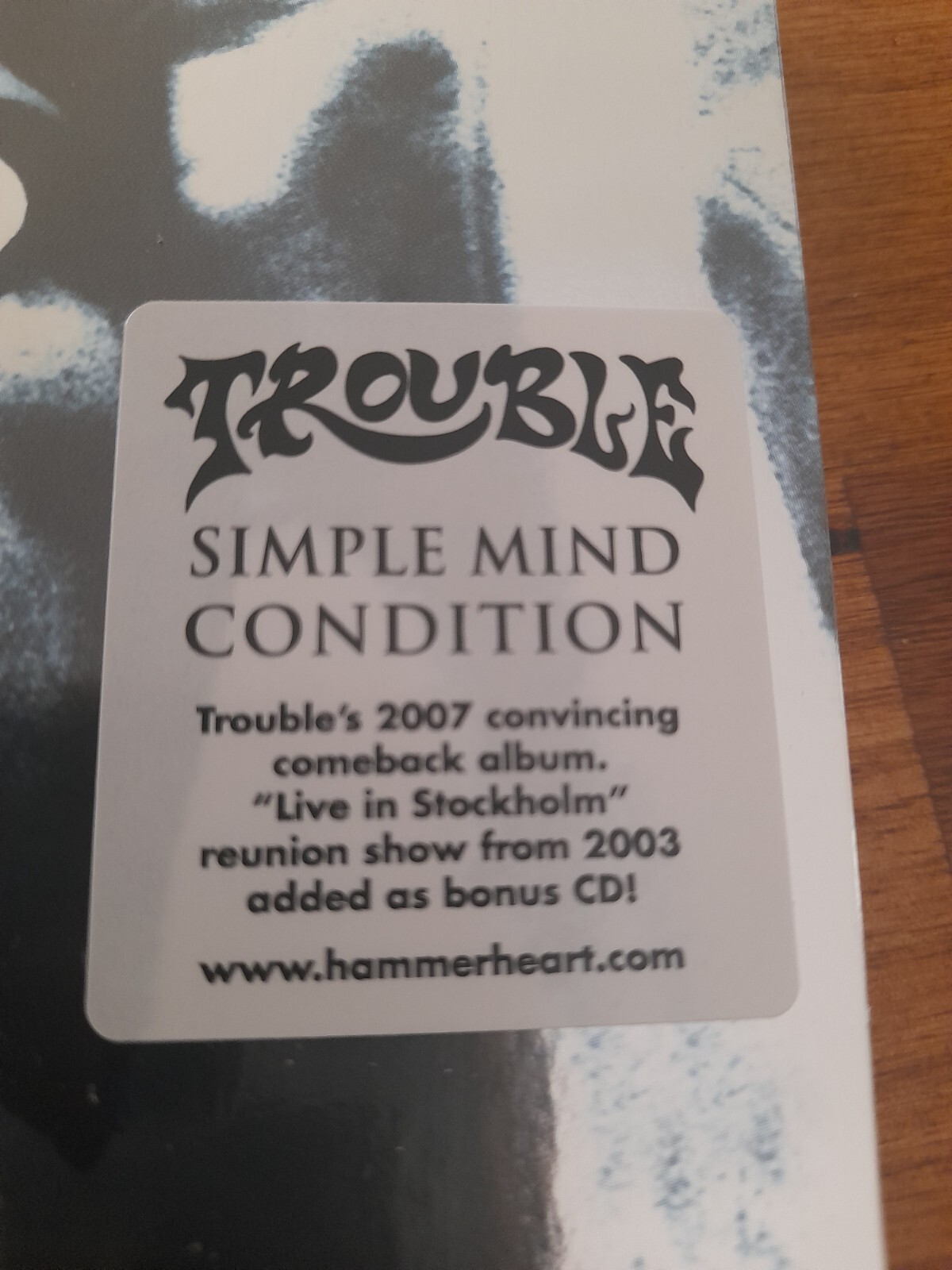 TROUBLE "Simple Mind Condition" + "14 Track Live Cd" (2CD re-issue) NEW ...