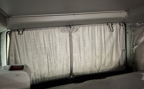 99-04 VW Eurovan Rear Hatch Curtain Grey OEM With Snaps | eBay