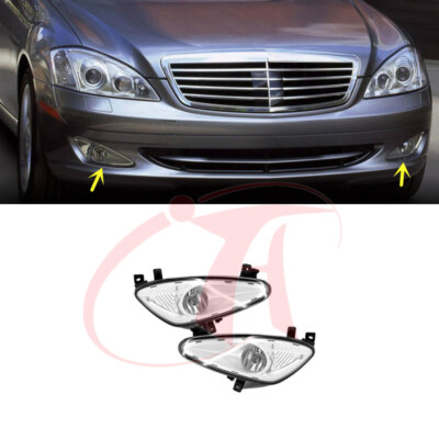 🔥 1 Pair Front Bumper Foglights A2218200156 For Mercedes W221 S-Class ...