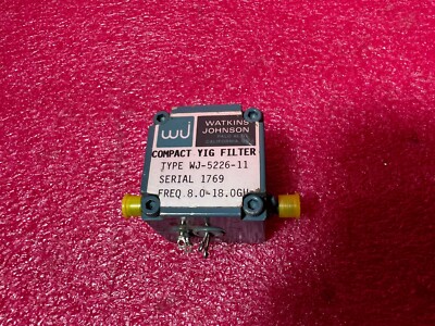 Filters - Yig Filter