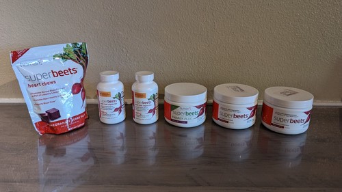 Human N - SuperBeets Beet, Chews, Capsules, Powder Lot of 6 Items | eBay