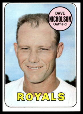 1969 Topps #298 Dave Nicholson Kansas City Royals NR-MINT SET BREAK! | eBay