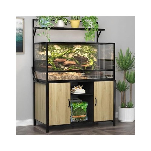 48"x24" Reptile Table, Natural Wood, Sturdy for Bearded Dragons ...