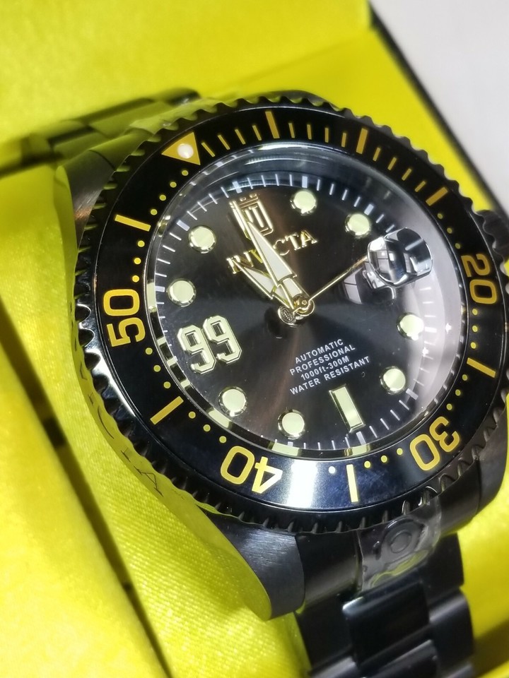 Invicta Pro Diver JT Limited Edition Automatic 30196 Men's 47mm Black ...