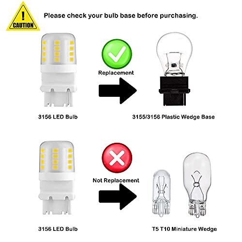 S8 3156 Wedge Base Led Light Bulbs 12vac/dc Low Voltage Water Resistant ...