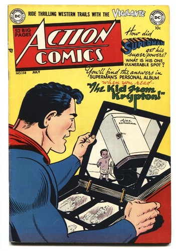 Action Comics #158 1951- Superman- Origin retold-comic book | eBay