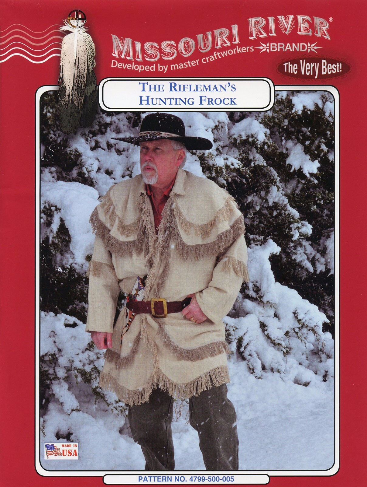 Missouri River Rifleman S Hunting Frock Shirt Fringed Coat Sewing ...