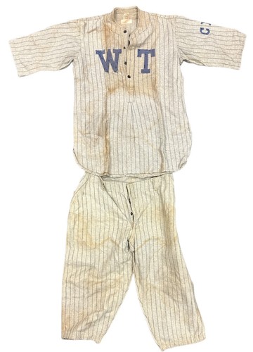 1920's Vintage Antique Pinstriped Spalding Wool Baseball Uniform Jersey ...