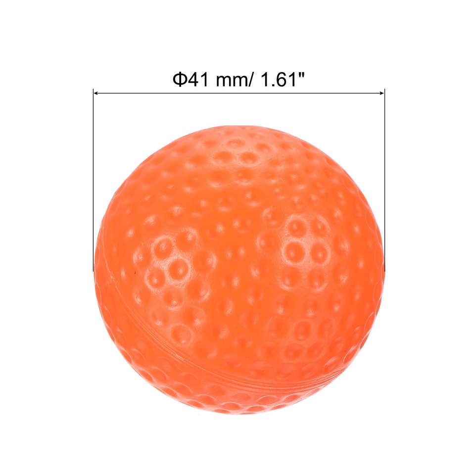 40pcs Golf Practice Balls Hollow Swing Training Range Ball in Mesh Bag ...