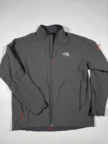 The North Face Men’s Soft Shell Jacket Gray Fleece Lined Full Zip XL | eBay