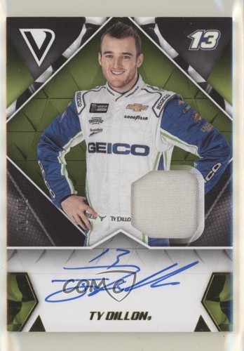 2019 Panini Victory Lane Signature Swatches Gold /99 Ty Dillon #SS-TY ...