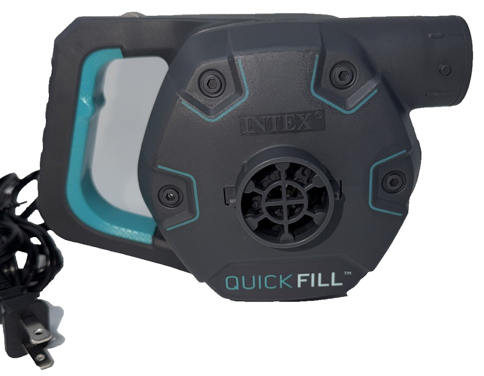Intex Quick Fill Electric Air Pump 110-120V AC 1100 L/min Model 66643E ...