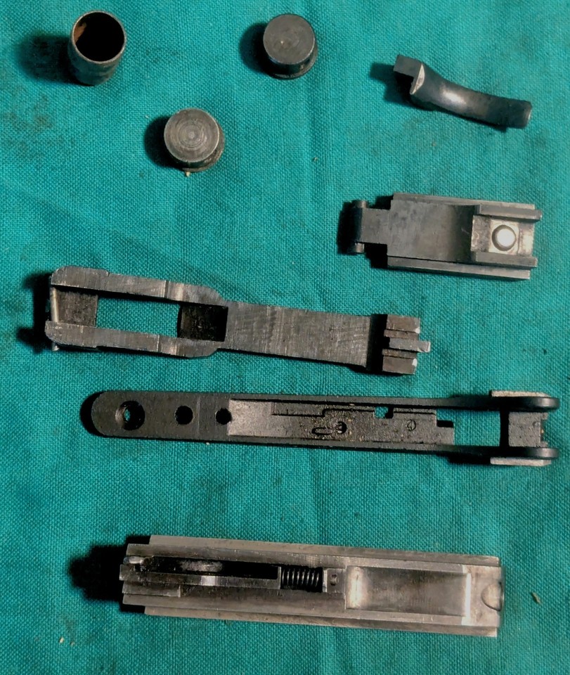 Vintage Lot Winchester Rifle Parts - Low Tang, Link, Bolt, Cap ...