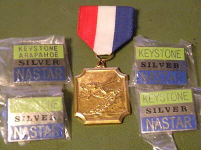 5 VTG.KEYSTONE Nastar Ski Skiing Races Pins , 4 SILVER | eBay