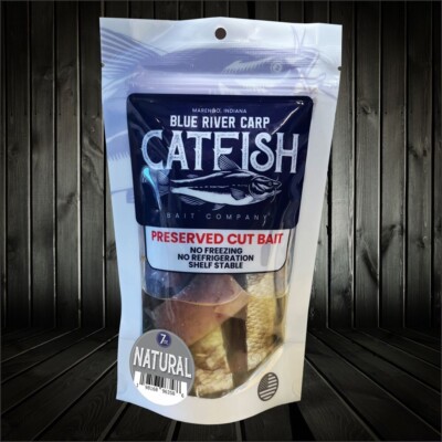 REAL Catfish Bait, Real Cutbait, No Refrigeration, Stays on Hook, SHAD ...