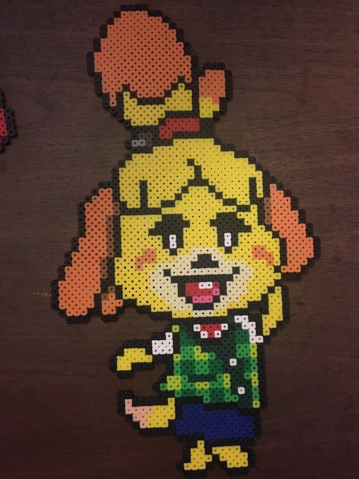 Smash Brothers Isabelle animal crossing bead Sprite design 9" x 6" | eBay
