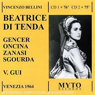 Bellini: Beatrice Di Tenda (1964) - Gencer CD Myto New 608974503345| eBay