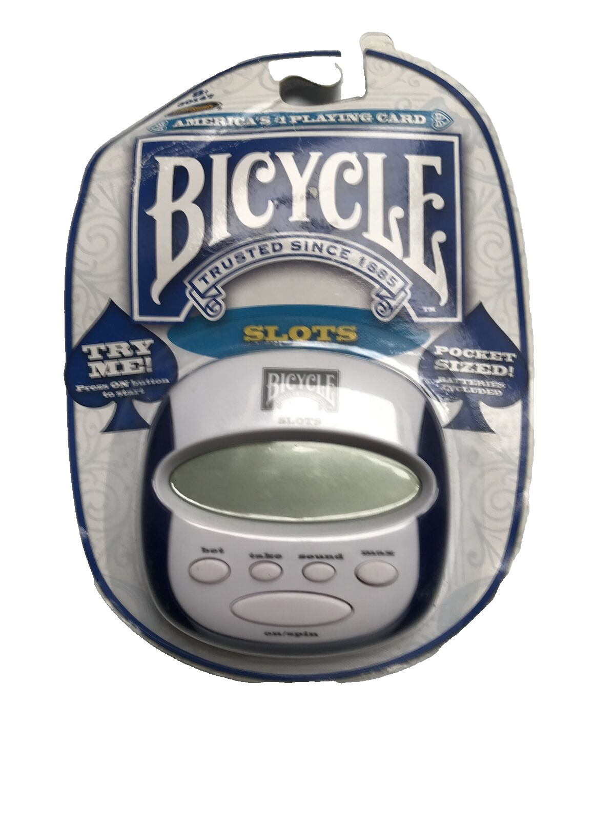 NEW/NIP SEALED Handheld Game BICYCLE #30147 Slots Machine, Electonic ...