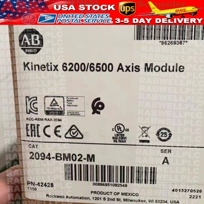 Allen-Bradley 2094-BM02-M Kinetix 6500 15A Servo Axis Power New Factory ...